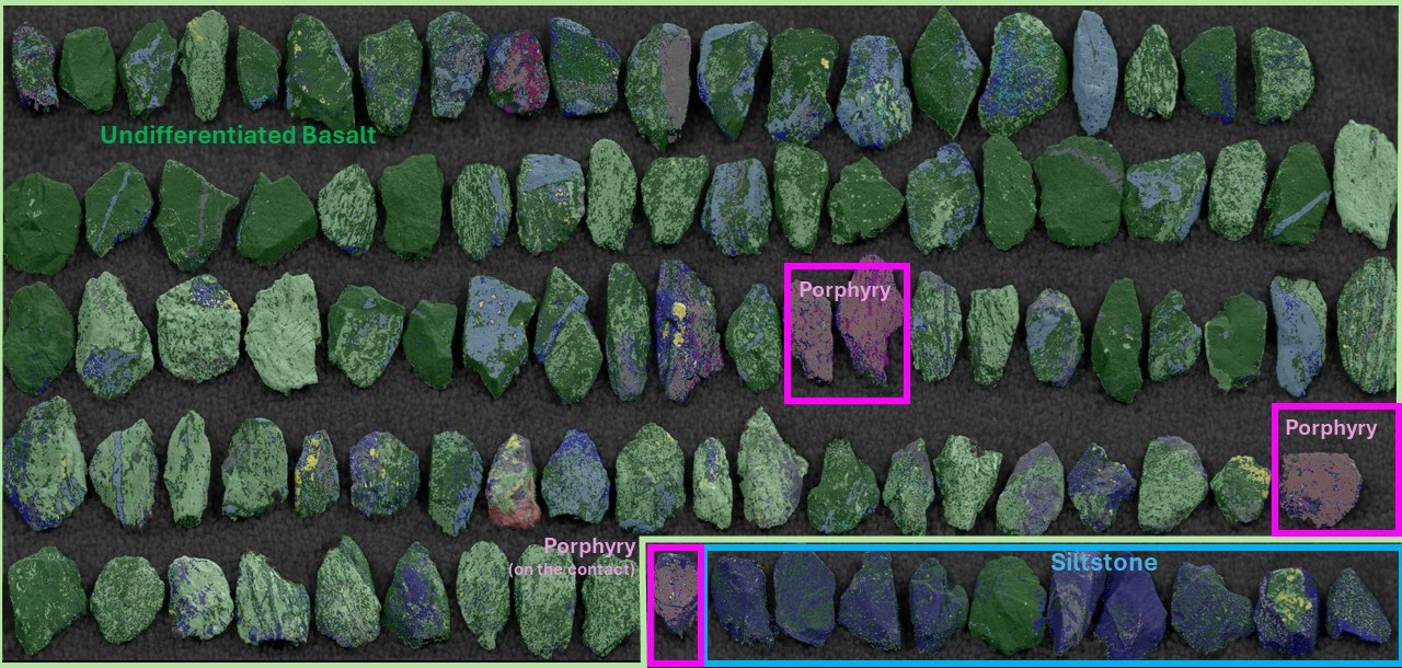 Automated Capture of AC/RC Chip mineralogy - Portable Spectral Services