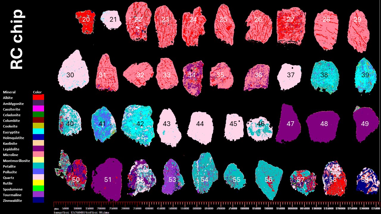 Automated Capture of AC/RC Chip mineralogy - Portable Spectral Services